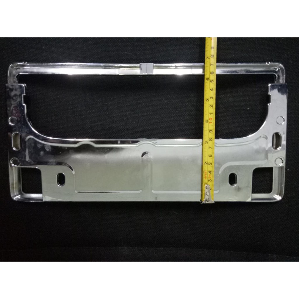 LOOK CARBON JDM DAIHATSU JAPAN STYLE CHROME CAR NOMBOR PLATE HOLDER FRAME UNIVERSAL LICENSE ...