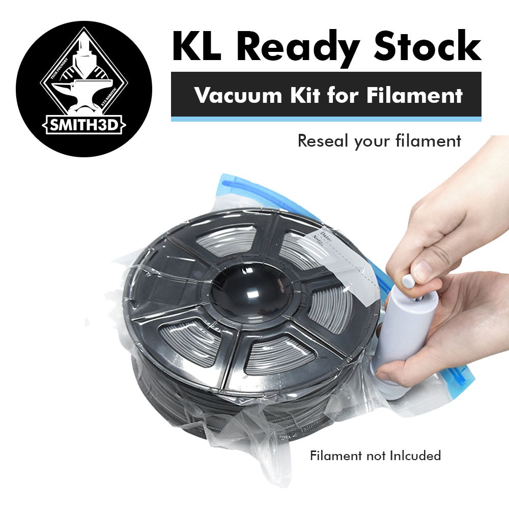 Vacuum Bag Kit for Filament 3D Printer Prevent PETG Hygroscopic PLA ...