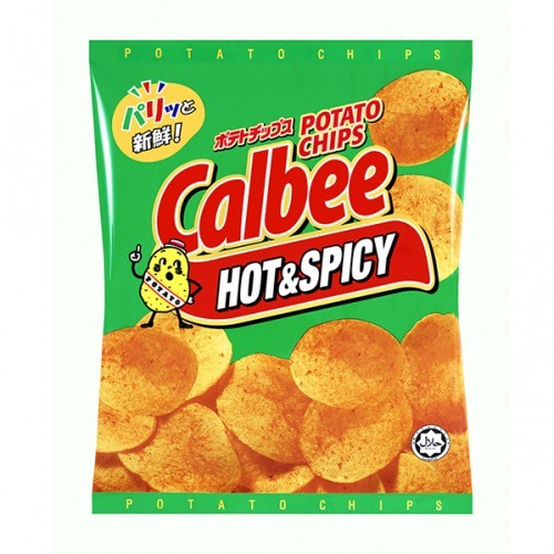 Calbee Hot & Spicy Potato Chips 80g | Shopee Malaysia