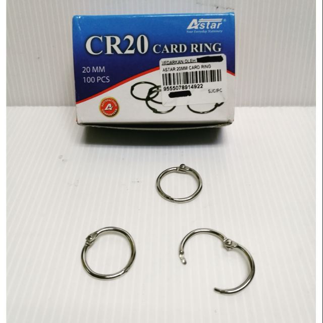 CARD RING ASTAR CR20 20mm (box/100 pcs) | Shopee Malaysia