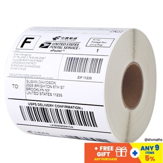 350 Pcs A6 Waybill AWB Sticker 100*150mm AWB Thermal Paper 热敏标签 ...