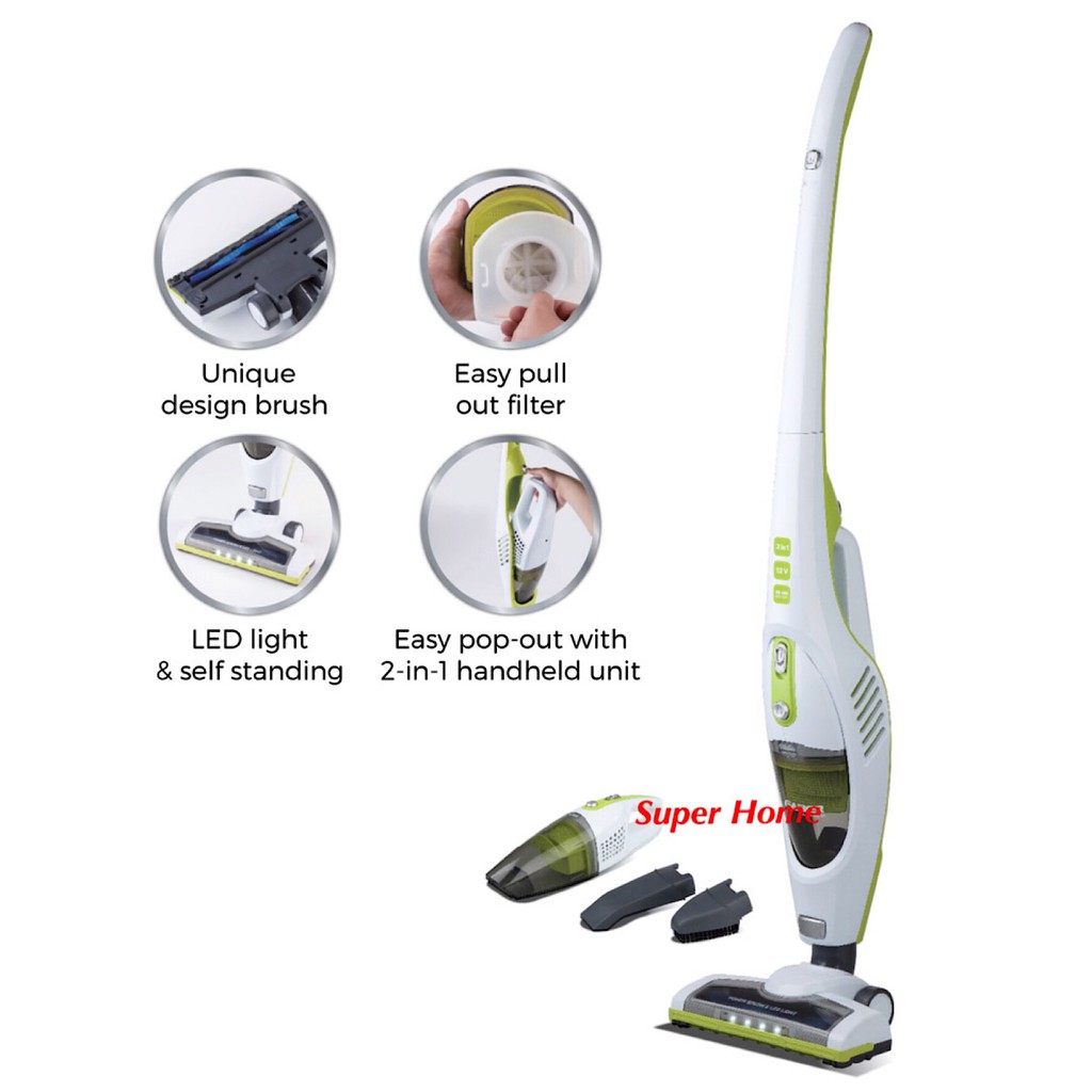 Faber FVC FLEXI 201 GRN Portable & Stick Vacuum Claener (Cordless ...