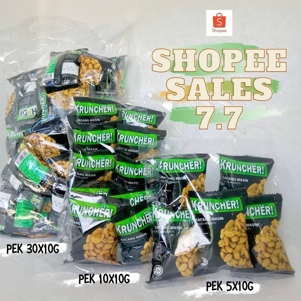 KRUNCHER! Peanuts (Kacang Masin), Online Shop | Shopee Malaysia