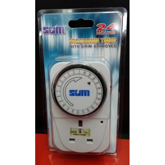 Sum 0024 24 Hours Plug In Programme Timer With Sirim | Shopee Malaysia