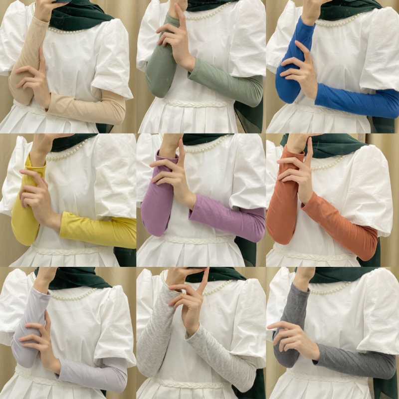 Muslimah Handsock Premium Modelle Cotton Plain Handglove | Shopee Malaysia