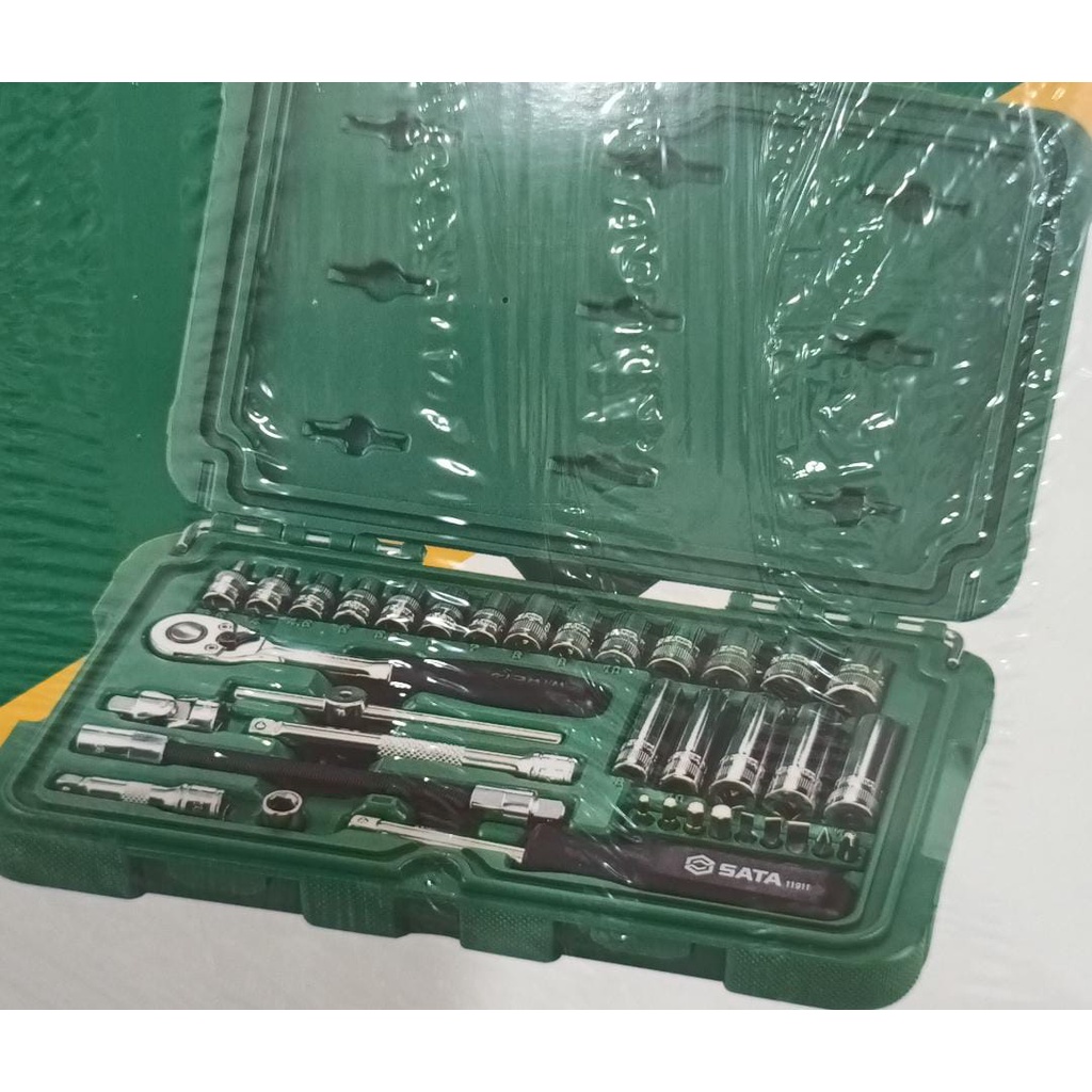 SATA 09001 1/4" DRIVE 36 Pieces BOX Socket Set 3.5MM-14MM | Shopee Malaysia