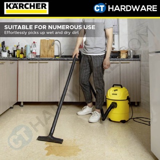 KARCHER WD1 CLASSIC WET & DRY MULTI-PURPOSE VACUUM CLEANER 15L | 180 ...