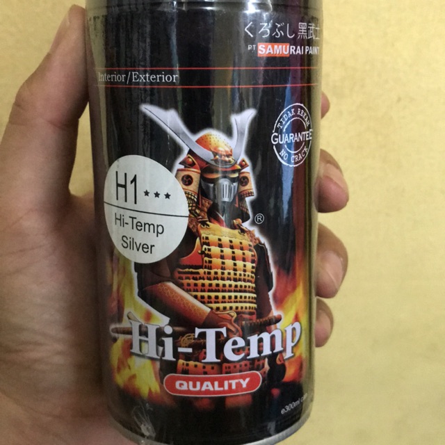 Samurai Paint Hi Temp Silver H1 Black H2 | Shopee Malaysia