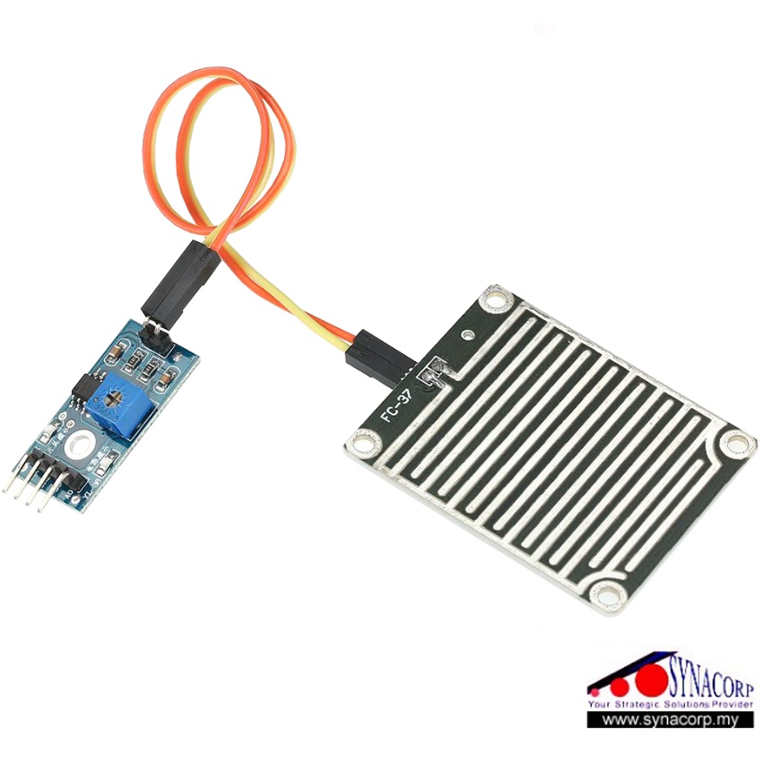Raindrops Sensor Module for Arduino (Rain Module) | Shopee Malaysia