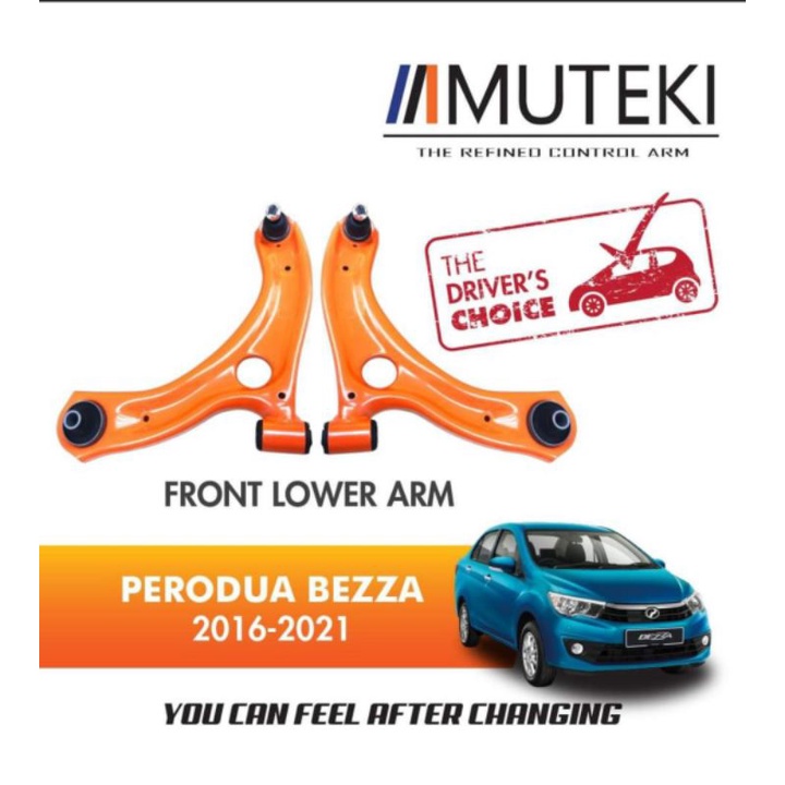 PERODUA BEZZA MUTEKI FRONT LOWER ARM WITH STABILIZER LINK | Shopee Malaysia
