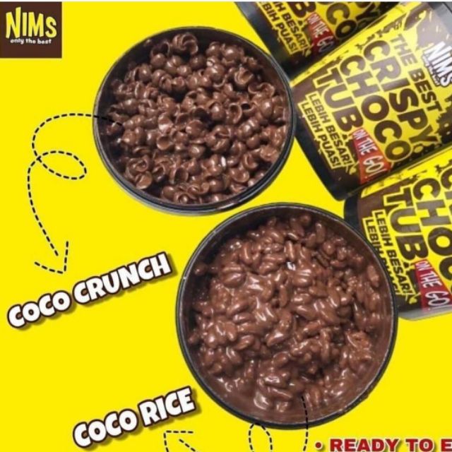COCO RICE / CRISPY CHOCO TUB ADELICIOUSZ By NIMS | Shopee Malaysia