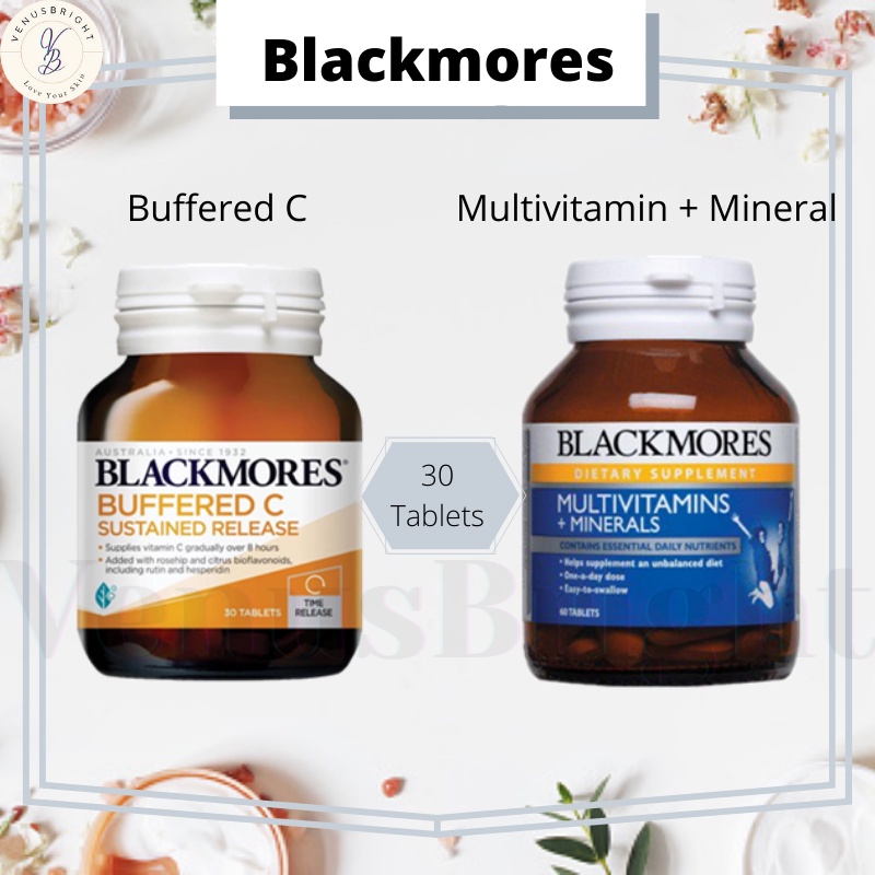 Blackmores Buffered C Health Supplement - Vitamin C 500mg/ Multivitamin ...