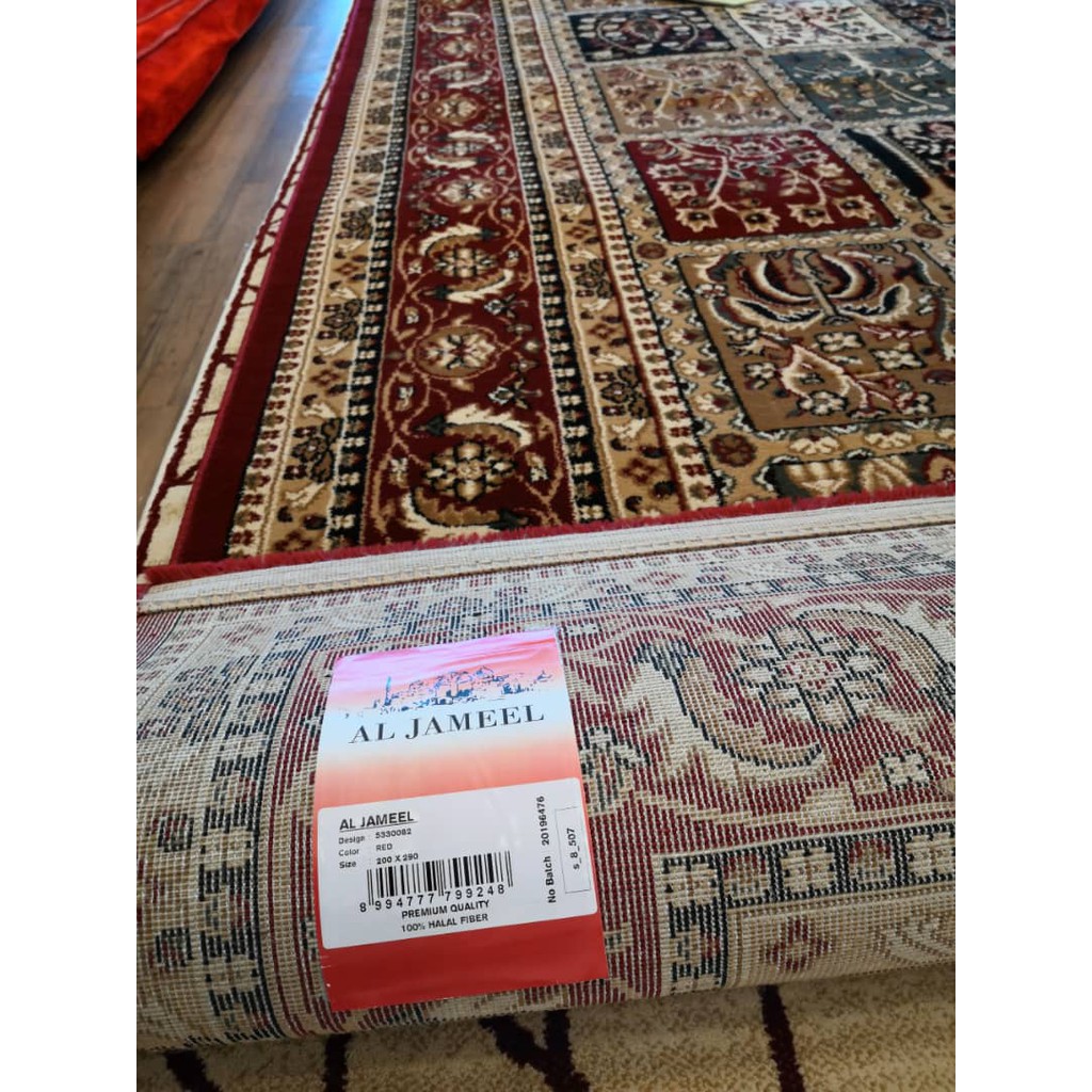 Karpet Turkey Design Tradisional 100% Halal Fiber / Karpet Tebal ...