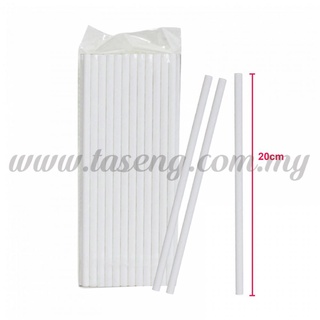 Paper Straw / Straw Kertas 6mm x 197mm (Plain White) | Shopee Malaysia