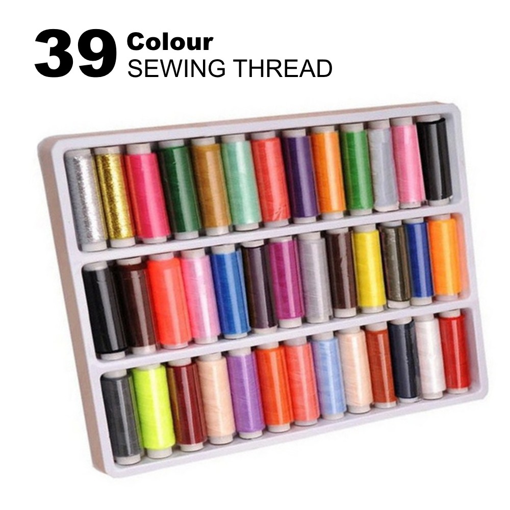 39 Colour Sewing Thread Starter Kit | Shopee Malaysia