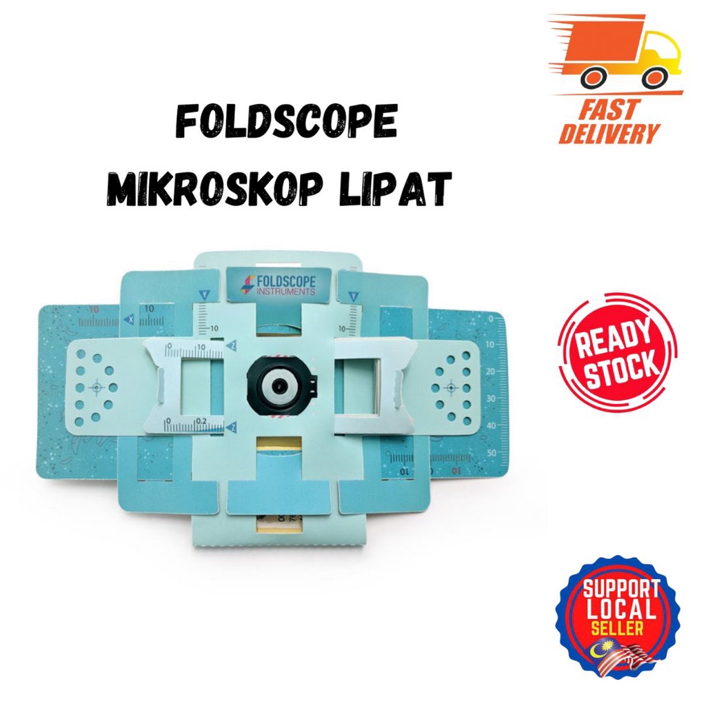 Origami Mikroskop Lipat Foldscope Microscope Paper Kit Shopee Malaysia