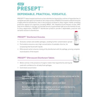 ASP Presept 2.5g - Disinfectant Tablets | Shopee Malaysia