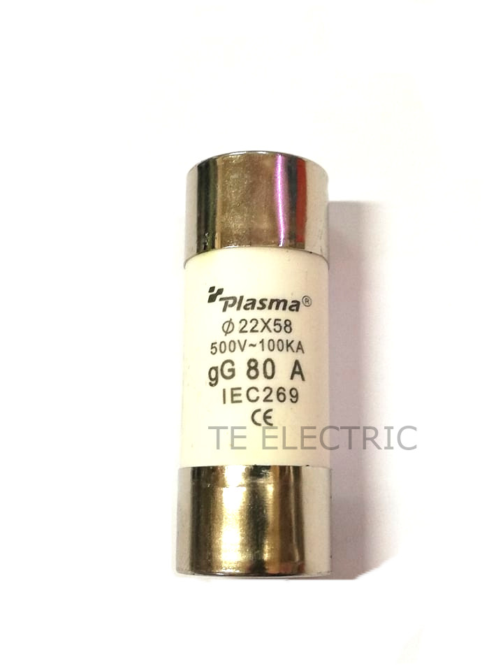 PLASMA 22mm X 58mm CUT OUT FUSE 80A 500V 100KA ROUND TYPE | Shopee Malaysia