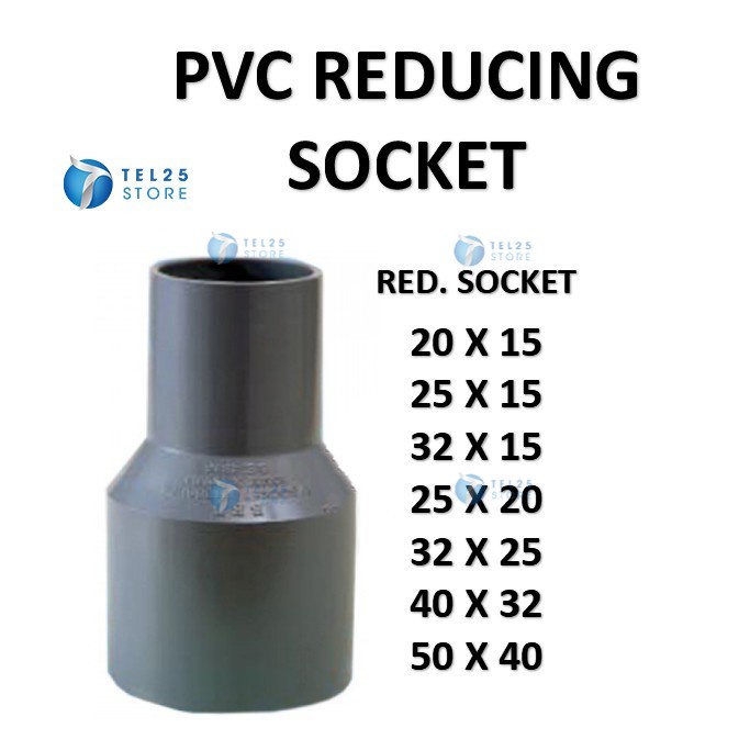 [ 1 UNIT ] Part 1 PVC FITTING / PVC REDUCING SOCKET | Shopee Malaysia