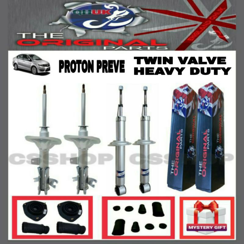PREVE COMBO SET PROTON PREVE 12-2020 QHUK ABSORBER FRONT AND REAR TWIN ...