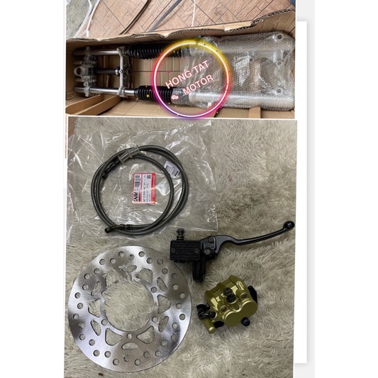 5 in 1 kawasaki klx150 klx 150 FRONT FORK set FORK DEPAN ABSORBER disc master pump caliper ...