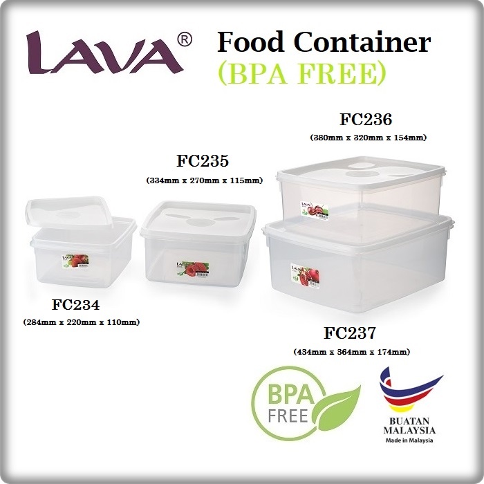 Lava Multipurpose Airtight Plastic Container Food Container Fridge ...