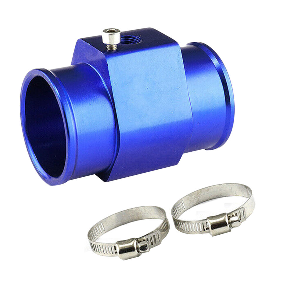Blue 28mm Water Temp Sensor Gauge Joint Pipe Radiator Hose Adapter with ...