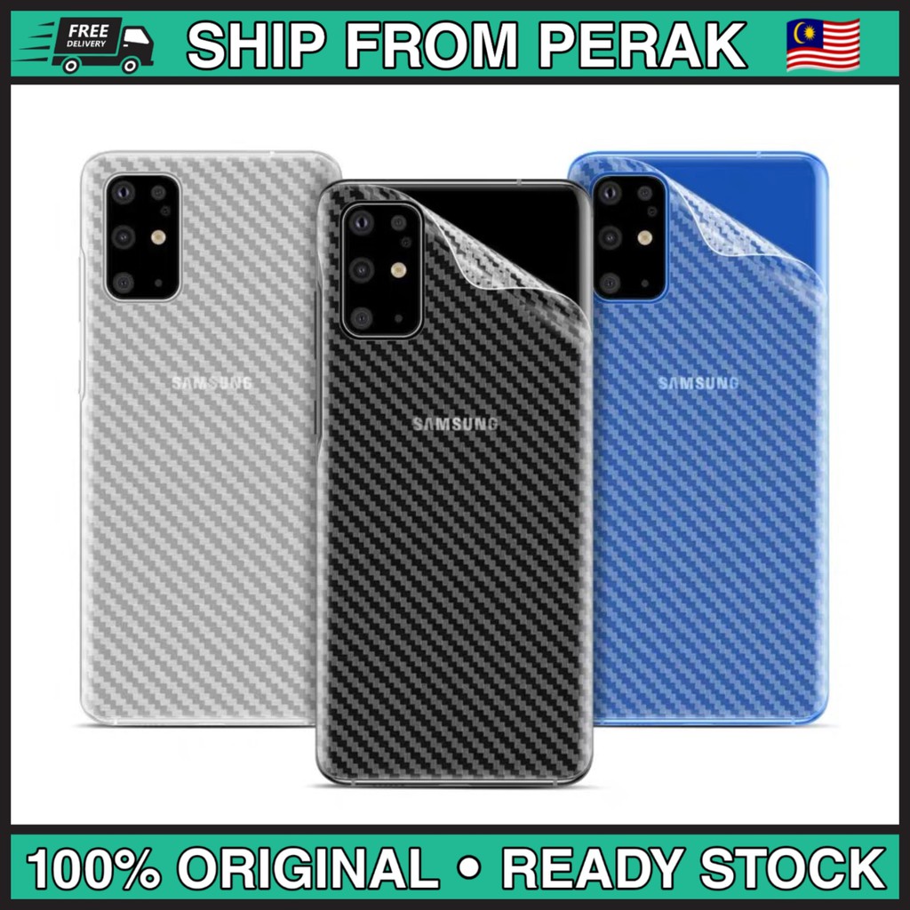 Samsung S20 / S20+ / S20 Ultra Carbon Fiber Back Skin Sticker | Shopee ...
