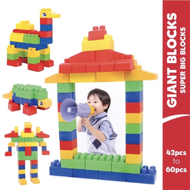 BIG BLOCKS, BLOK BESAR TASKA TADIKA , JUMBO Blocks ,Super Big Blocks ...
