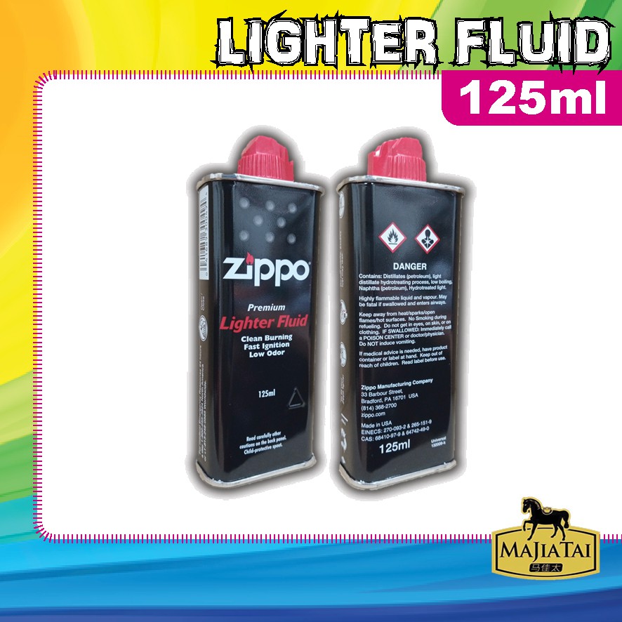 Zippo Premium Lighter Fluid Oil 125ml (NO POST SAWARAK/SABAH) | Shopee ...