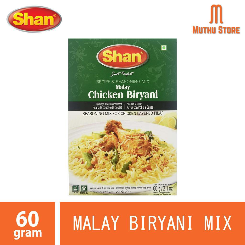 SHAN MALAY CHICKEN BIRYANI MIX 60G | Shopee Malaysia