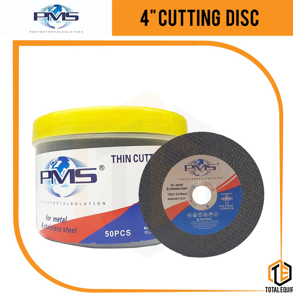 PMS Cutting disc 4" Black (50PCS) | Shopee Malaysia