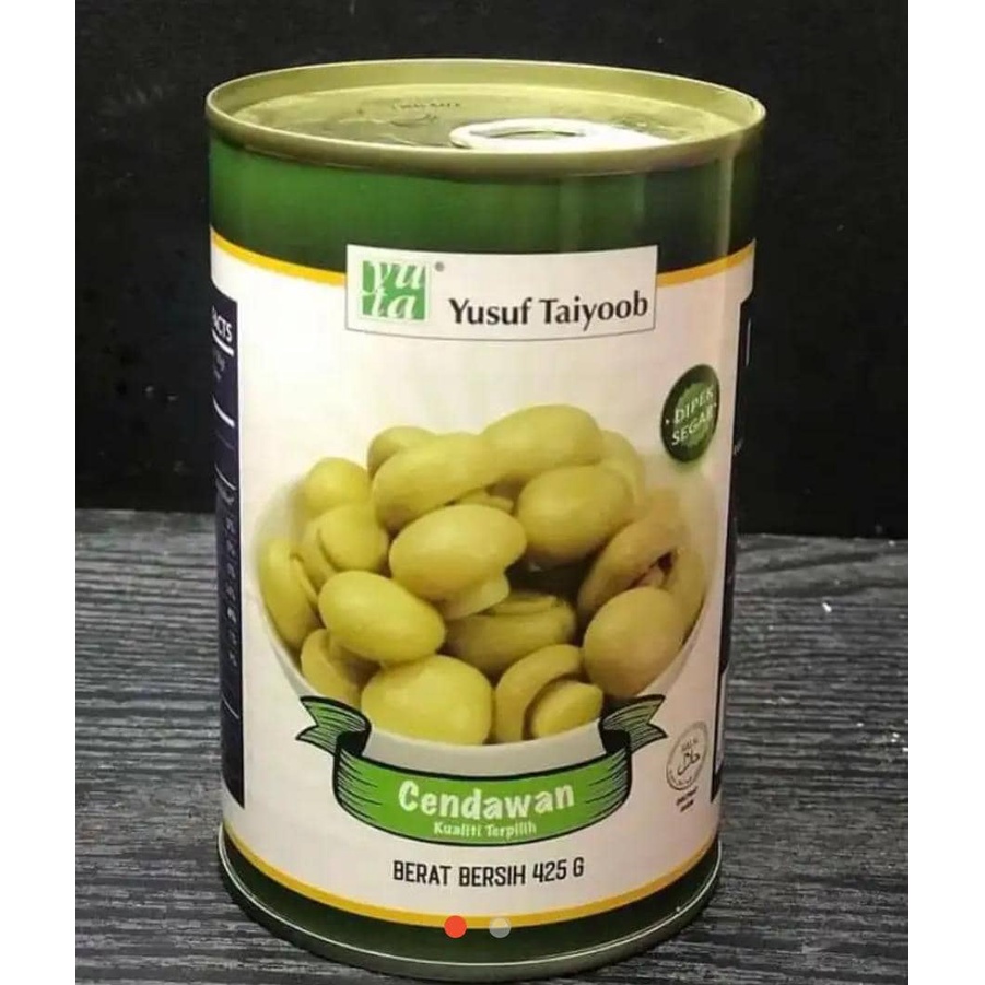 CENDAWAN BUTANG TIN YUTA, 425G, YUSUF TAIYOOB, cendawan butang halal ...
