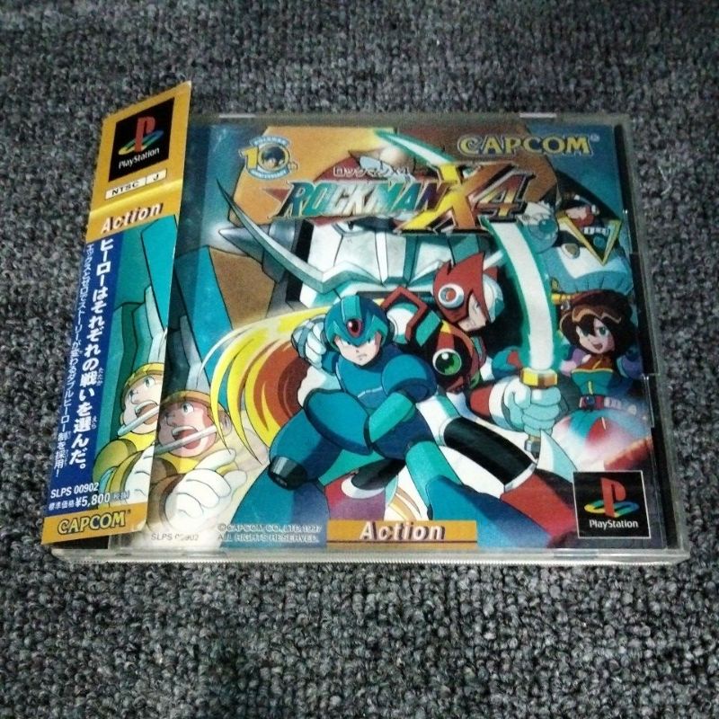 [USED] PSX / PS / PS1 ROCKMAN X4 / PS1 MEGA MAN X 4 / PS1 MEGAMAN X4 (JAPANESE LANGUAGE VERSION ...
