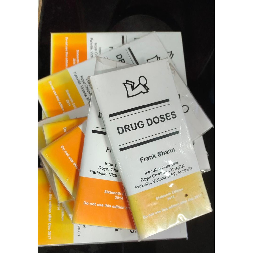 Drug Doses Frank Shann 2014 (CLEAR STOCK) | Shopee Malaysia