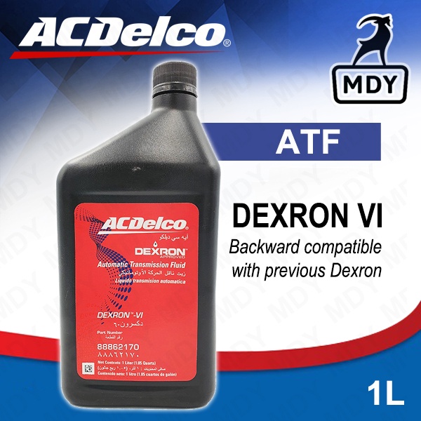 AC Delco DEXRON VI Automatic Transmission Fluid ATF 6 1L | Shopee Malaysia