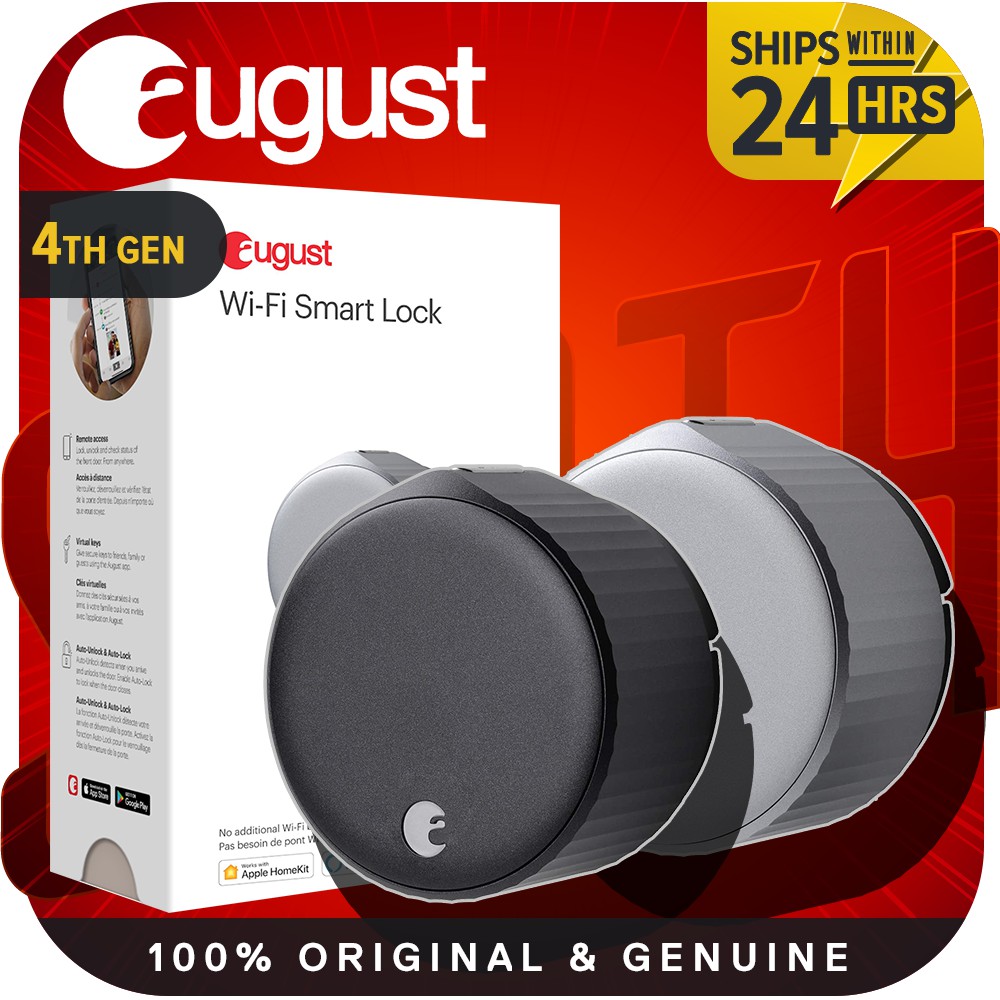 August WiFi Smart Lock, 4th Generation | Shopee Malaysia