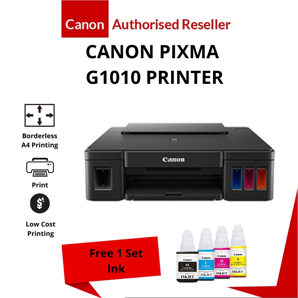 Canon PIXMA G1010 Ink Efficient G Series Printer | Shopee Malaysia