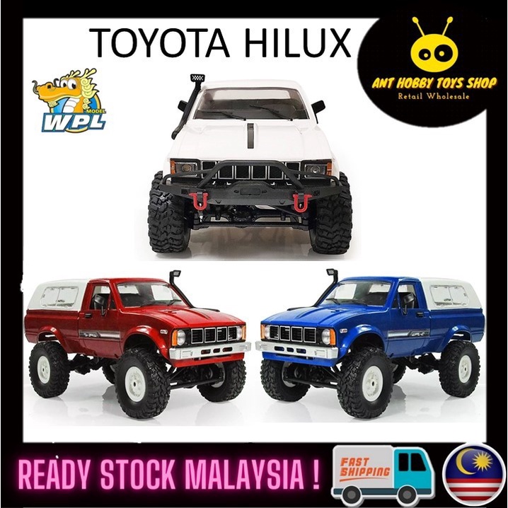 WPL C24-1 C24 1/16 RC Truck Hilux 4WD 2.4GHz Remote Control Truck ...