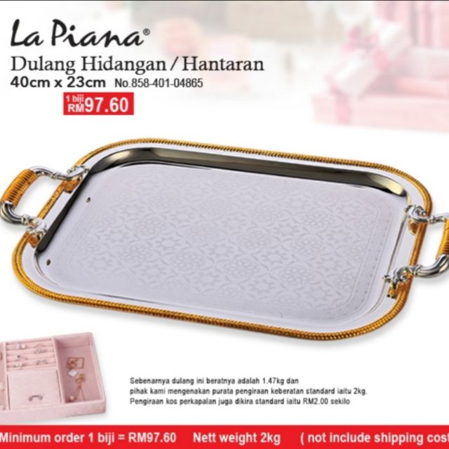 💥 Dulang hidangan / dulang hantaran / serving tray / hadiah ...