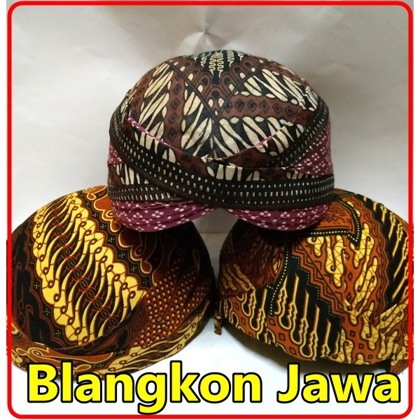 Blangkon Songkok Jawa Topi Jawa Solo Traditional Headgear Classic ...