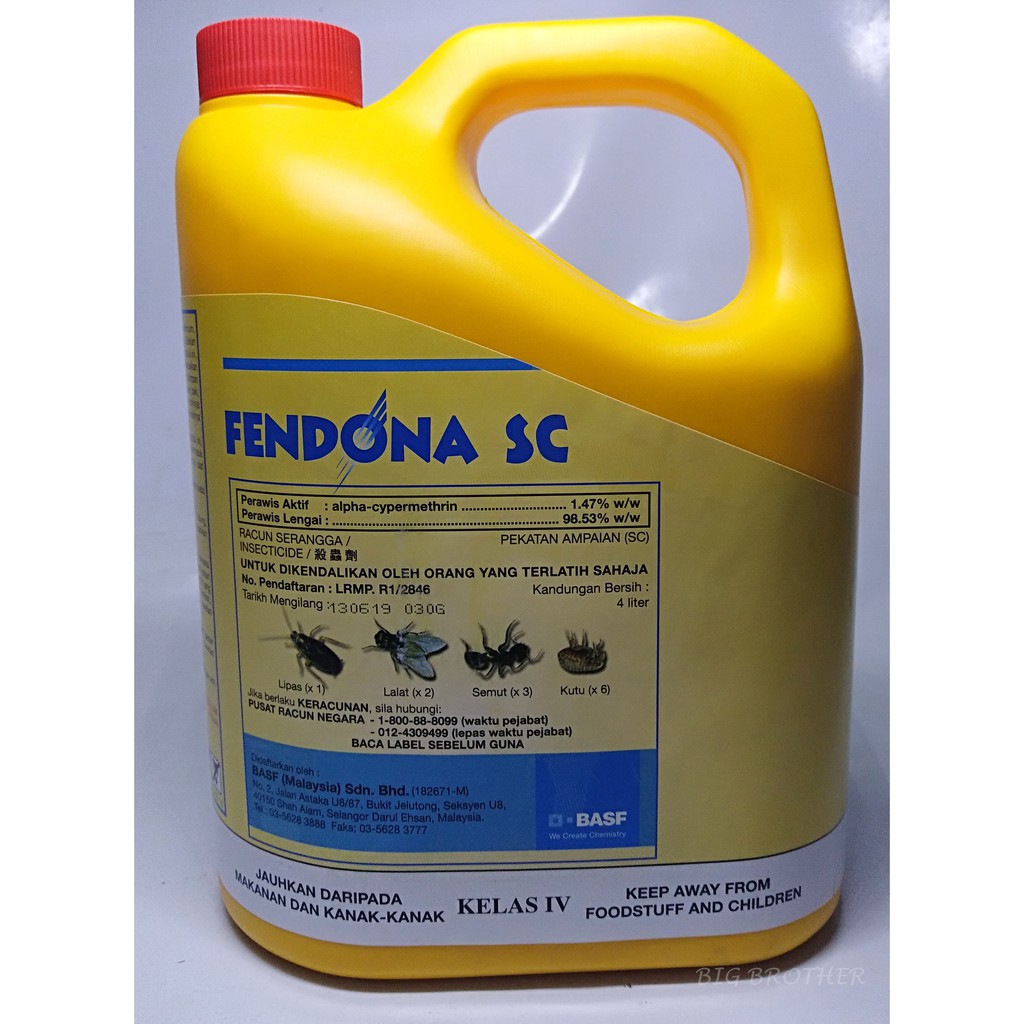BASF Pest Control Chemical Fendona Anti Bedbug Bedbugs Dust Mite Flies ...