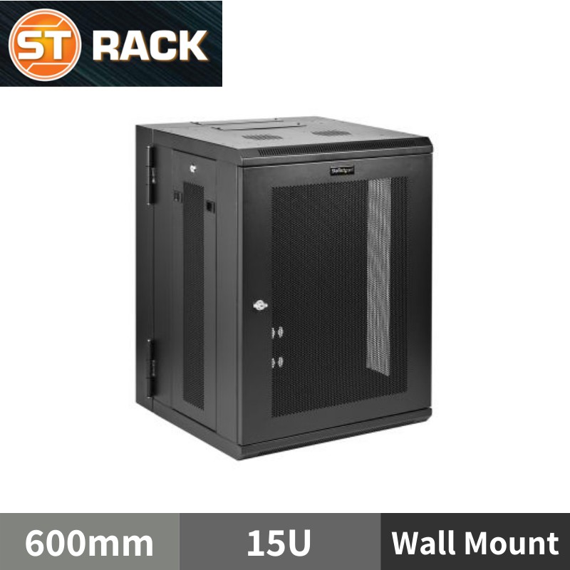 ST RACK WM1566 Wall Mount Rack Enclosure 19'' - 600mm DEPTH (15U ...