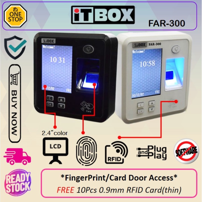 iTBOX Fingerprint Door Access System/Attendance system LCD Display ... iTBOX Fingerprint Door Access System/Attendance system LCD Display ...