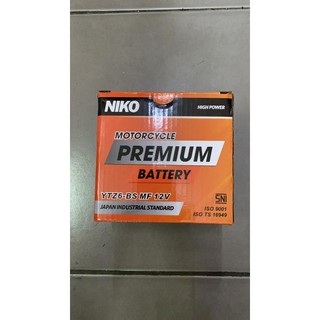 Niko Battery YTZ6-BS for RS150 Maintenance Free | Shopee Malaysia