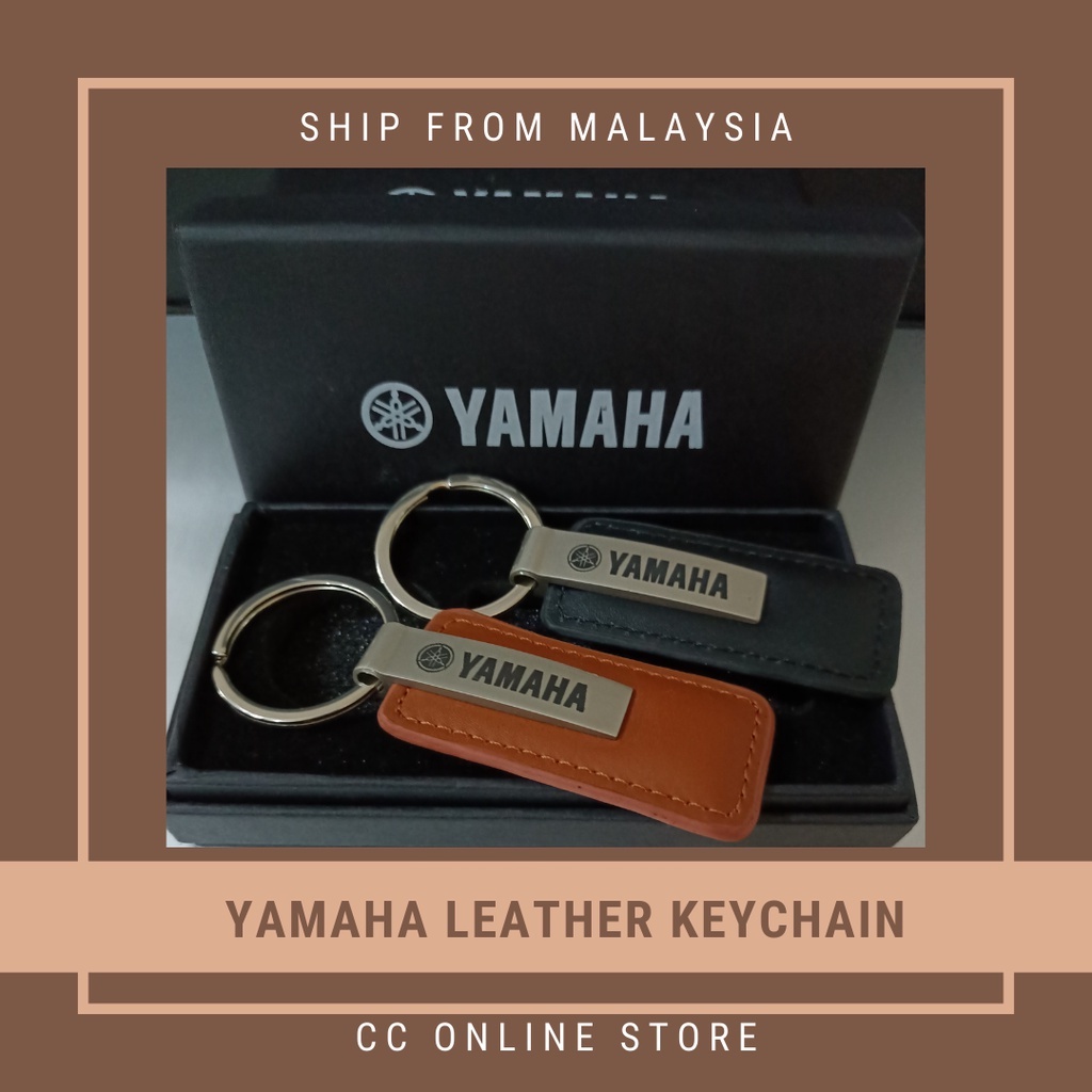 Yamaha Full Leather Keychain / Yamaha Kulit Rantai Kunci (READY STOCK ...