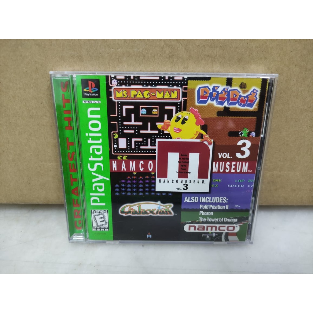 (Used) Ps1 Namco Museum Volume 3 | Shopee Malaysia