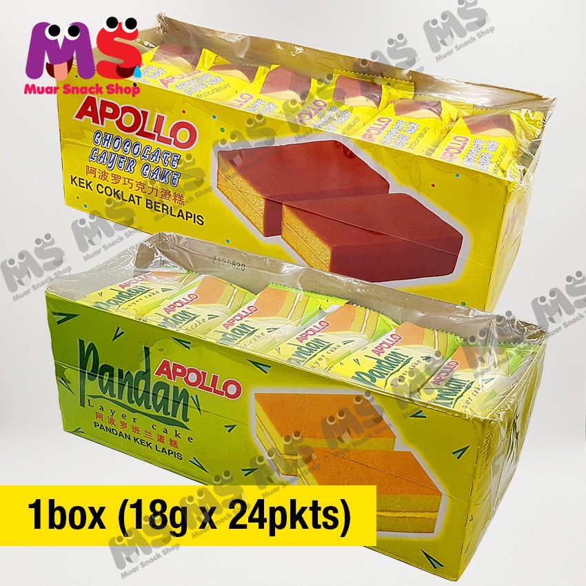 Apollo Layer Cake / Kek lapis / Kek Berlapis / 阿婆罗蛋糕18gx24 | Shopee ...
