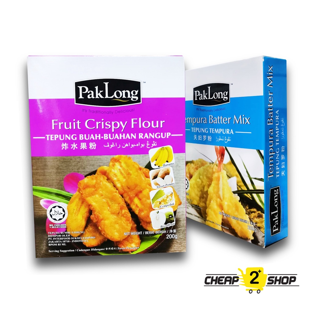 PAKLONG Tepung Tempura / Tepung Buah-Buahan Rangup [200g] READY STOCK ...