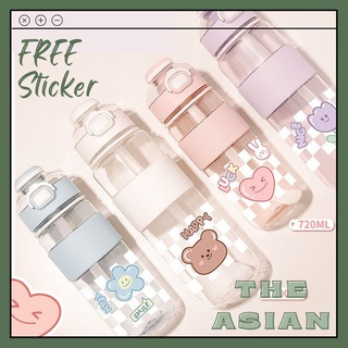 Botol Air / Bubble Tea Milk Tea Cute Comel Water Bottle Tumbler Straw ...